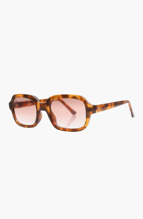 REALITY EYEWEAR Beatnik Square Frame Sunglasses - Turtle