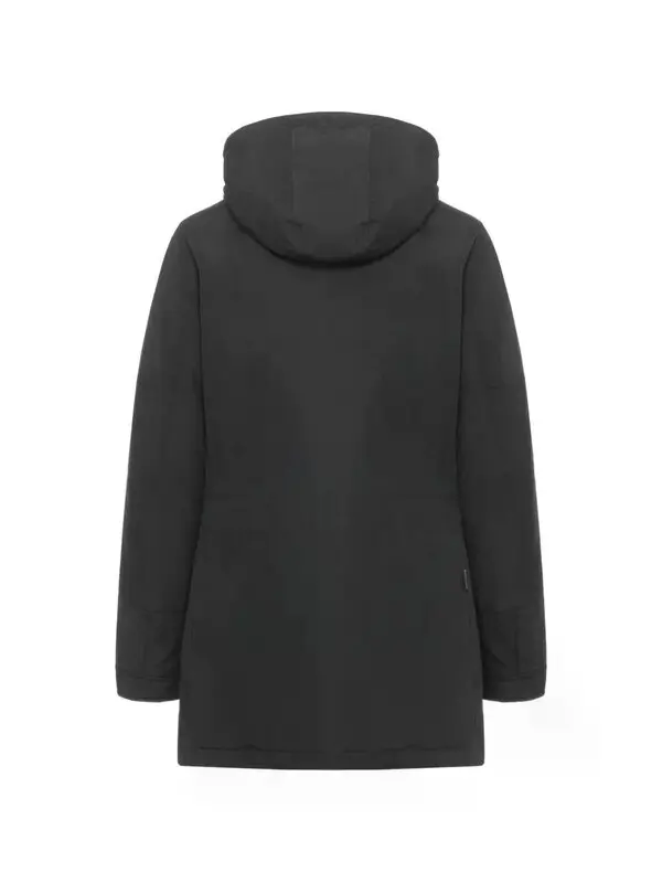 Woolrich Logo-detail Coat - Black