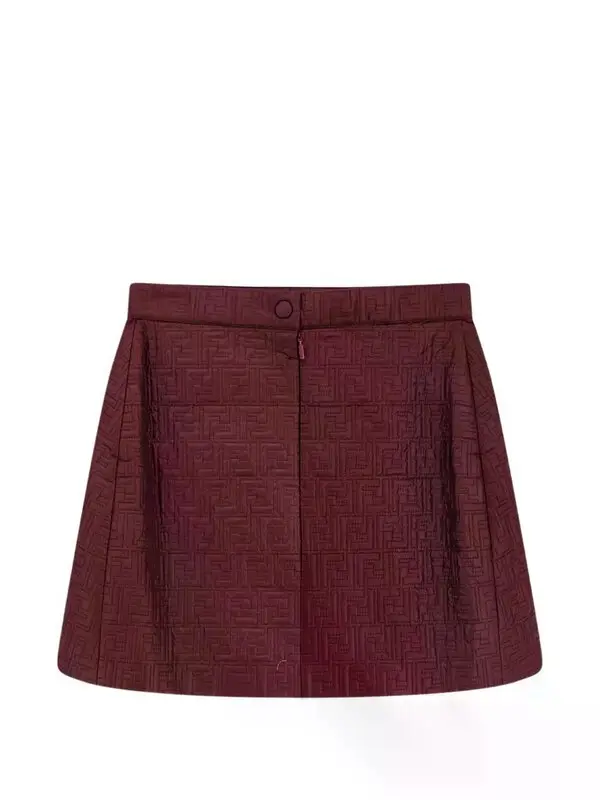 Fendi Quilted Mini Skirt