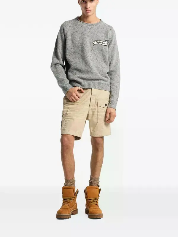 Dsquared2 Button Cargo Short - Neutrals