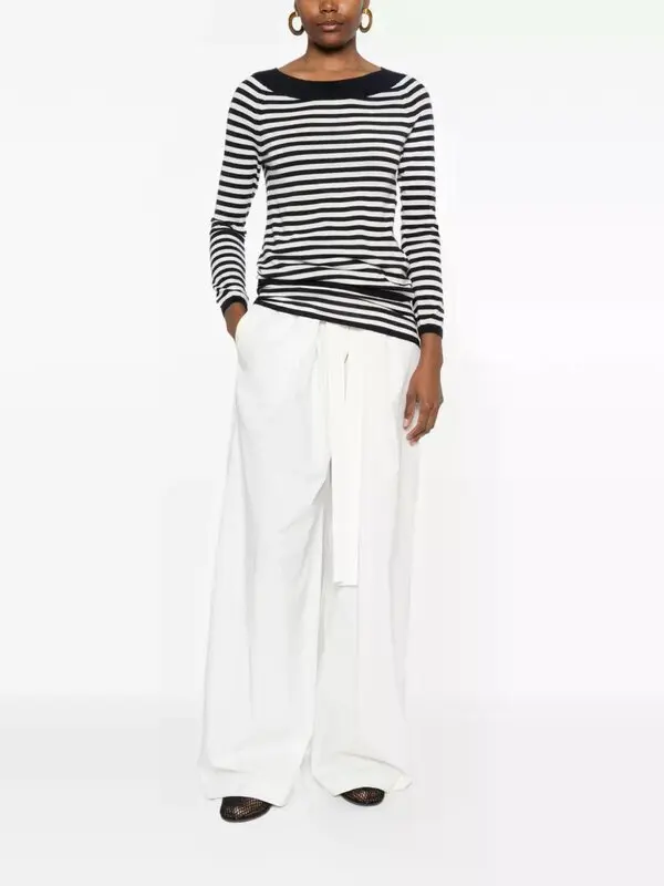 Max Mara Striped Cashmere Sweater