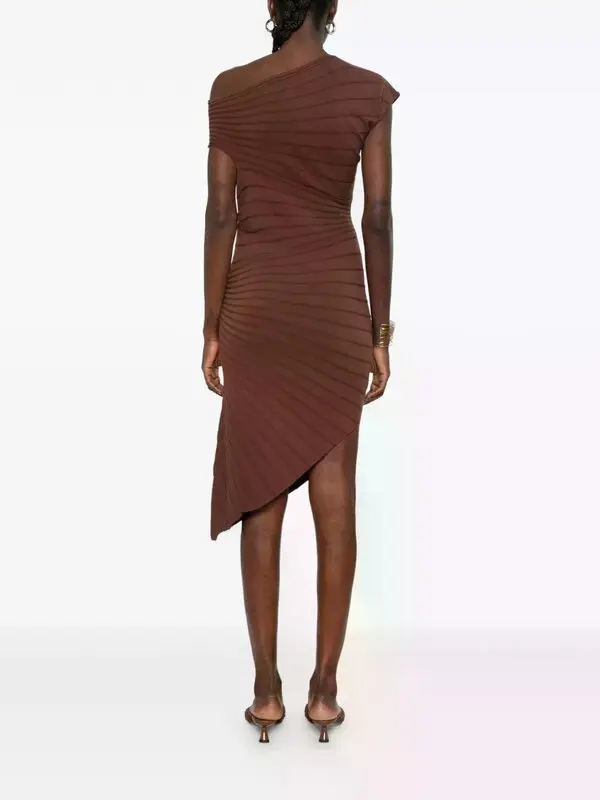 TWINSET Draped Asymmetrical Dress