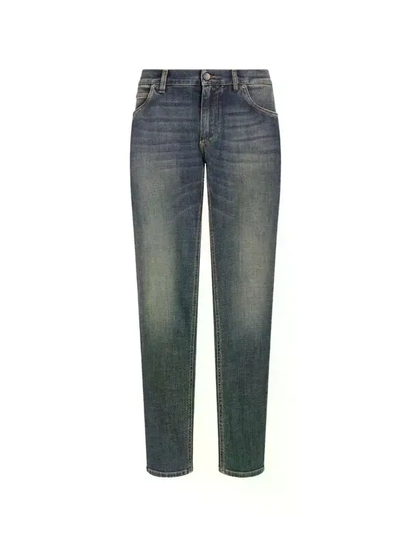 Dolce & Gabbana Tonal Stitching Jeans