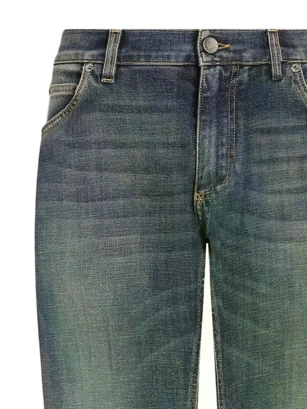 Dolce & Gabbana Tonal Stitching Jeans