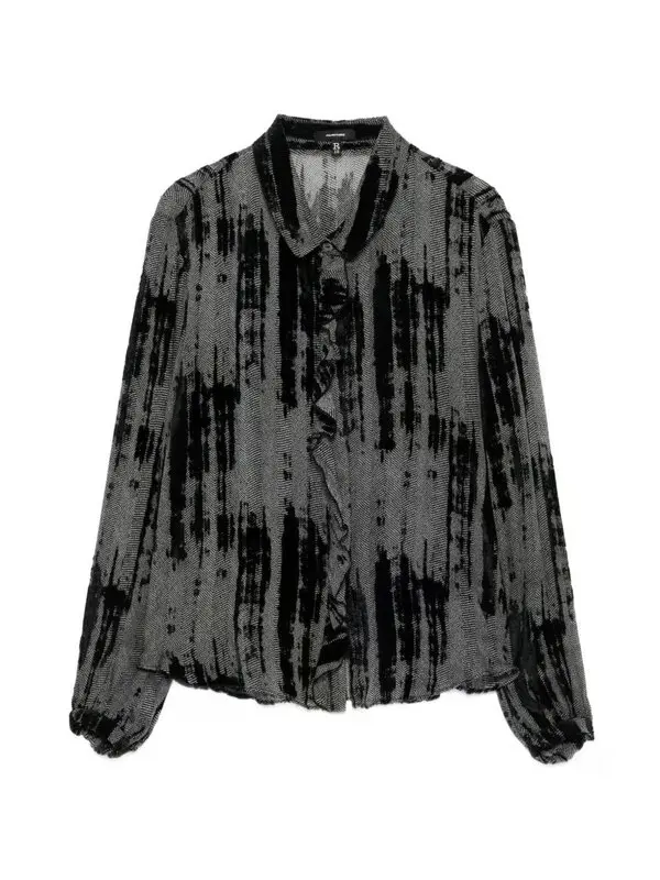R13 Ruffled Shirt