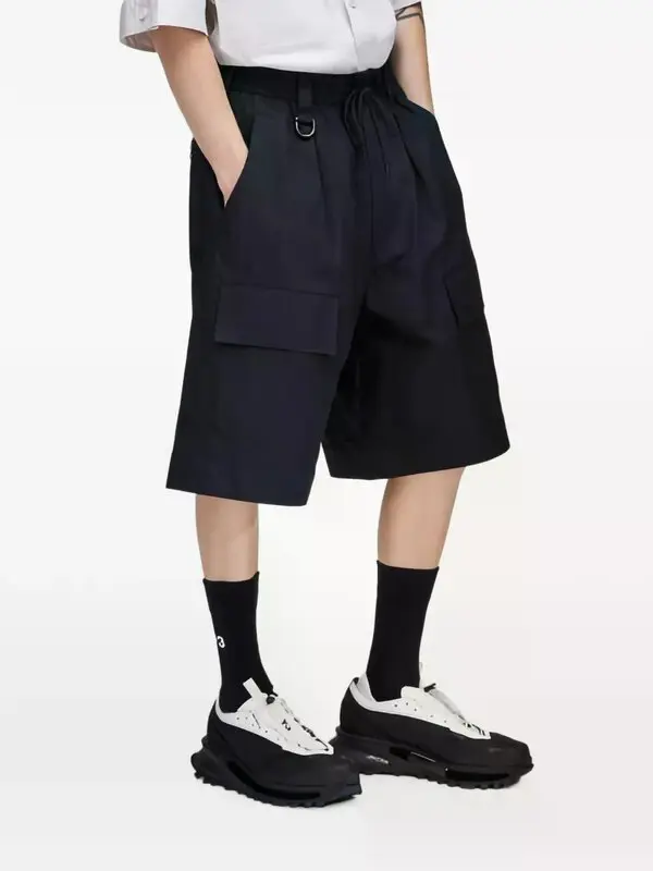 Y3 Drawstring Shorts - Black