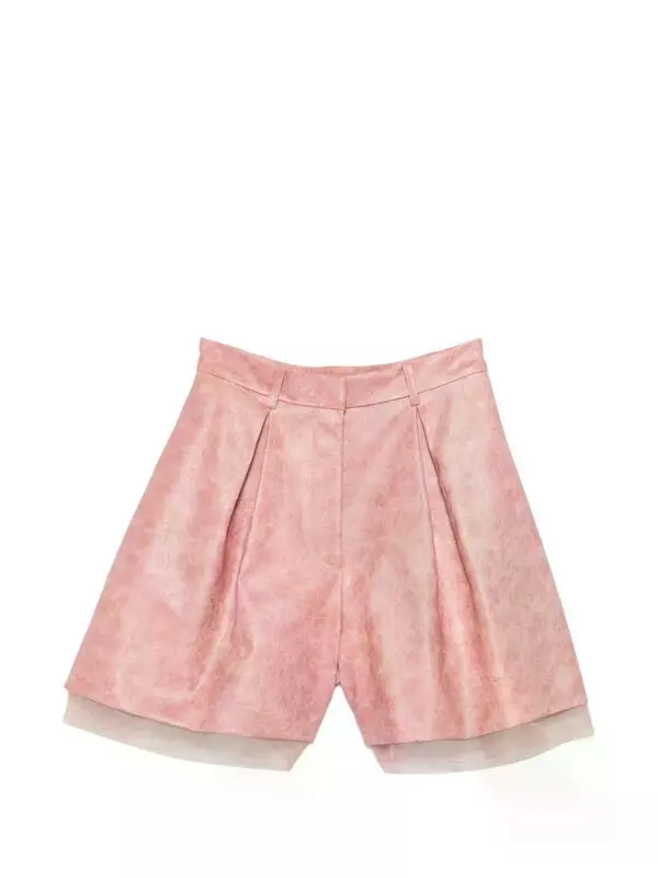 HUI MILANO Pleated Shorts
