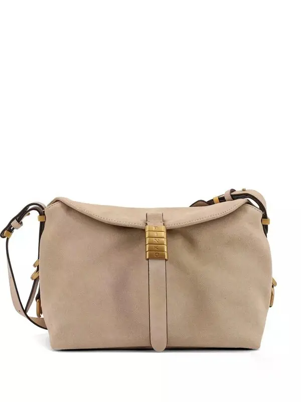 Pinko Flap-top Shoulder Bag - Neutrals