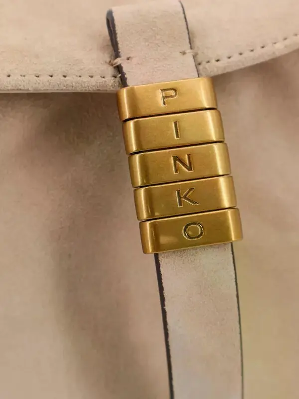 Pinko Flap-top Shoulder Bag - Neutrals