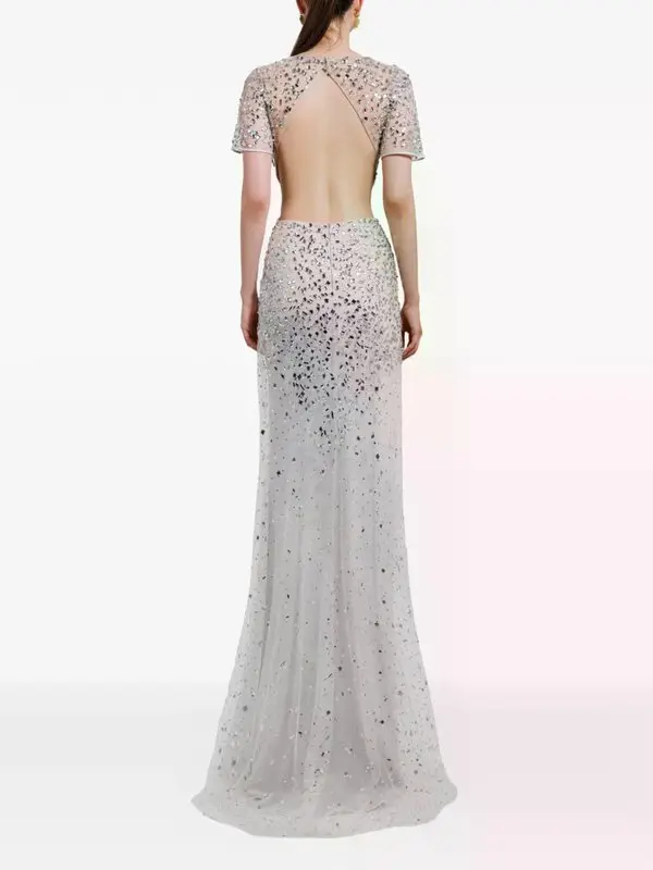 GEMY MAALOUF Beaded Long Dress