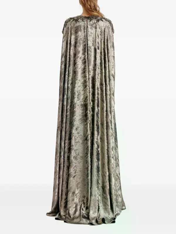 GEMY MAALOUF Metallic Embellished Maxi Dress