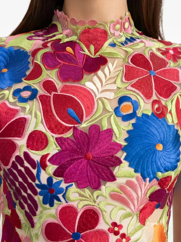 GEMY MAALOUF Floral Print Mini Dress
