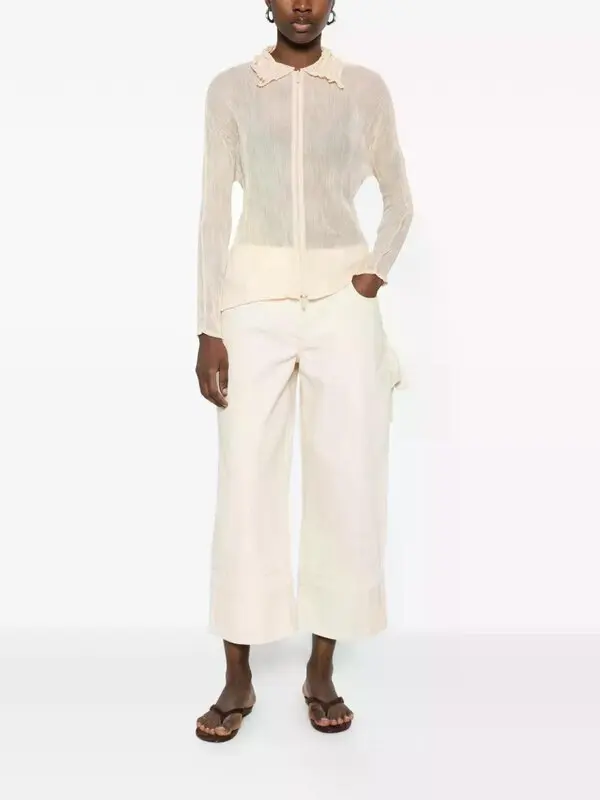 Issey Miyake Chiffon Twisted Top