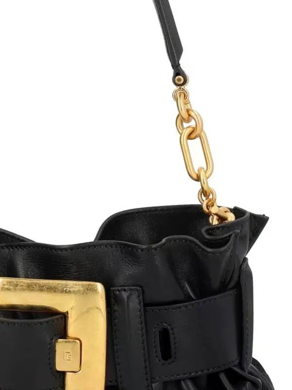 Balmain Buckle-chain Mini Shoulder Bag