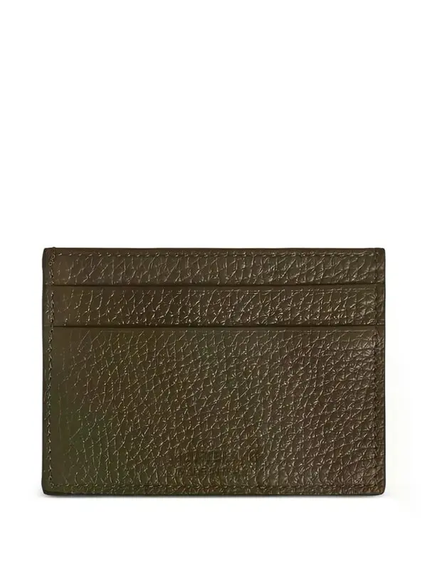 Montblanc Grained Leather Card Holder - Green