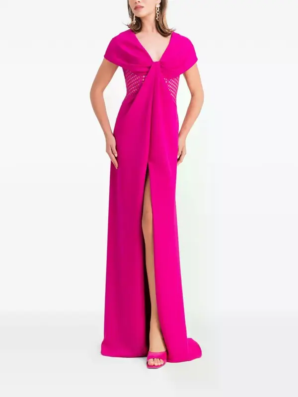 GEMY MAALOUF Bow-like Maxi Dress