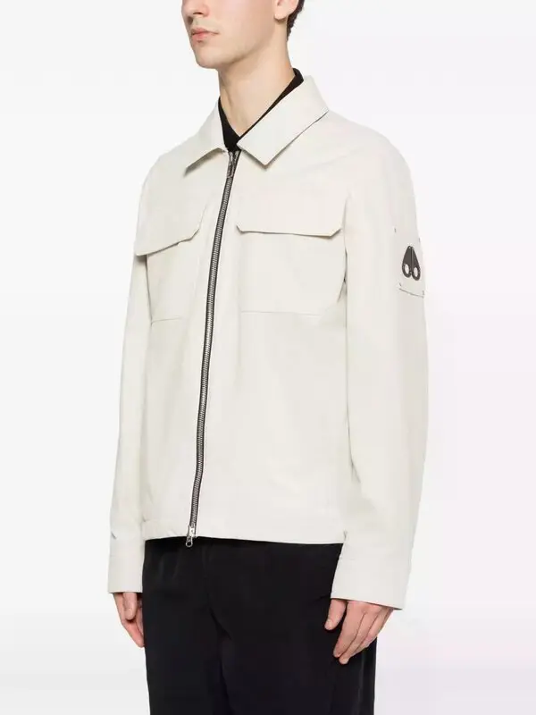 Moose Knuckles Flap-pocket Zip Jacket - Neutrals