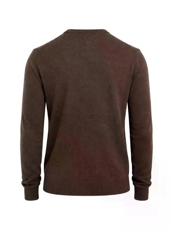 FILIPPO DE LAURENTIIS Crew Neck Cashmere Sweater - Brown