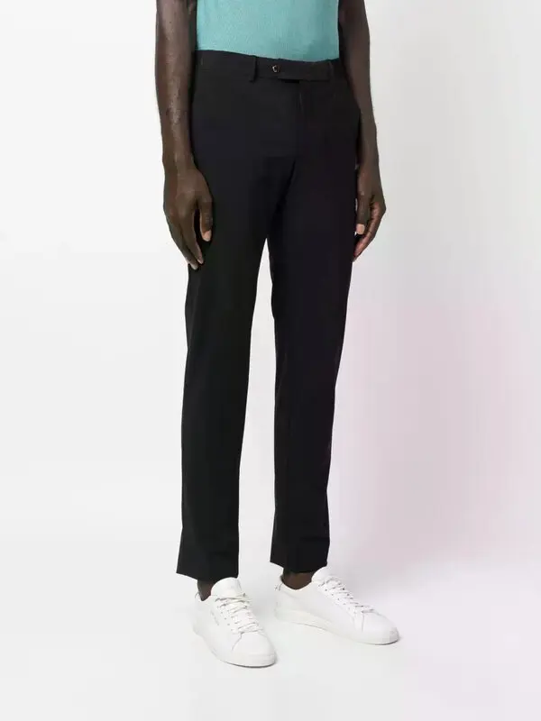 PT TORINO Slim-cut Cotton Chinos - Black