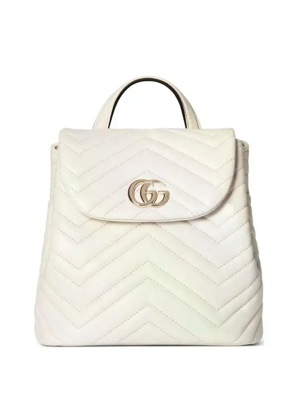 Gucci Mini Gg Marmont Backpack - Neutrals