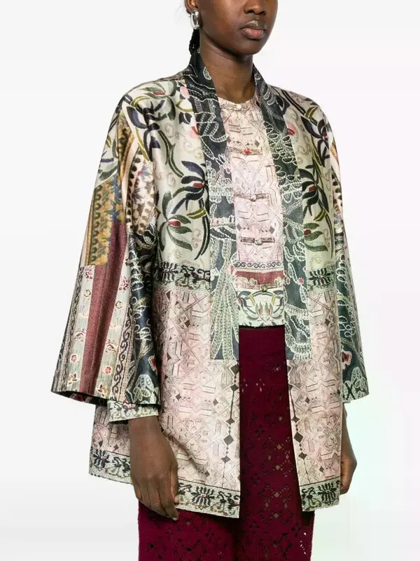 HUI MILANO Floral Print Jacket