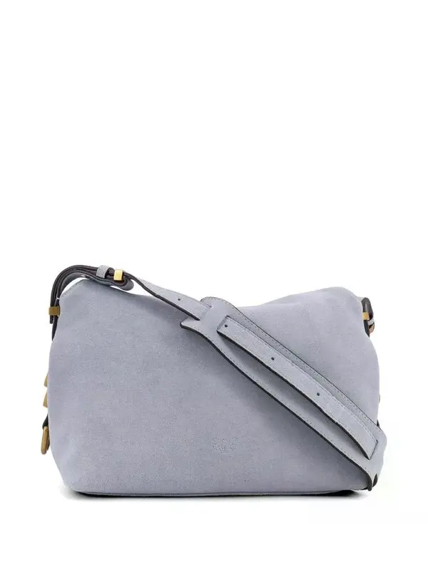 Pinko Logo-lettering Shoulder Bag - Blue