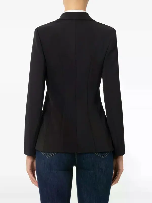 Elisabetta Franchi Peak-lapel Crepe Blazer