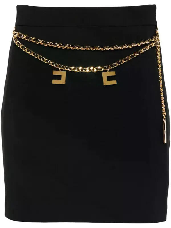 Elisabetta Franchi Chain-link Mini Skirt
