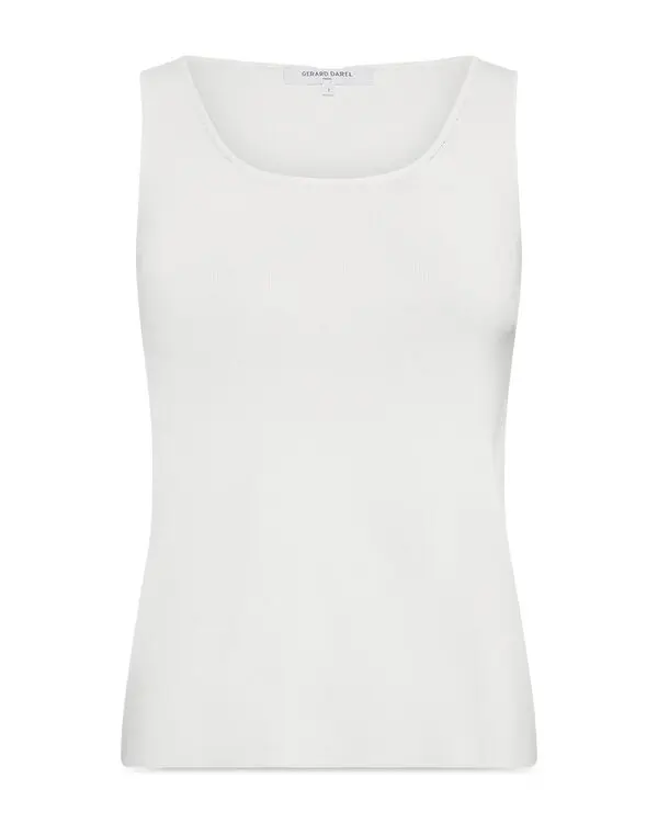 Gerard Darel Lucina Knit Tank - White