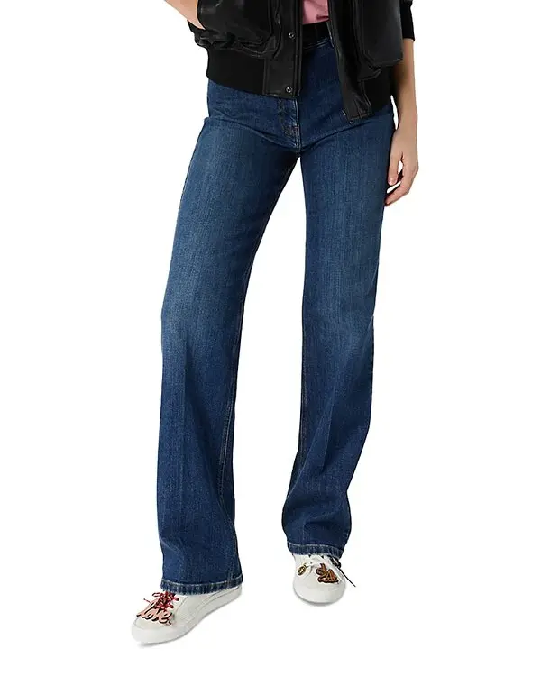 Gerard Darel Avenie High Rise Straight Jeans