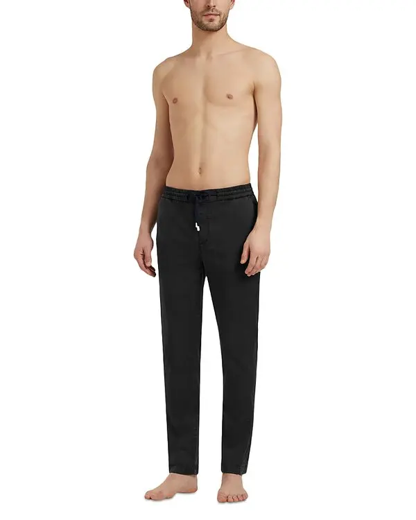 Vilebrequin Satin Pull On Trousers - Black