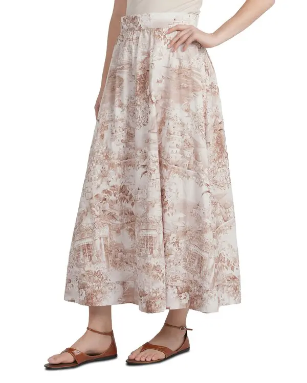 POINT Printed Maxi Skirt