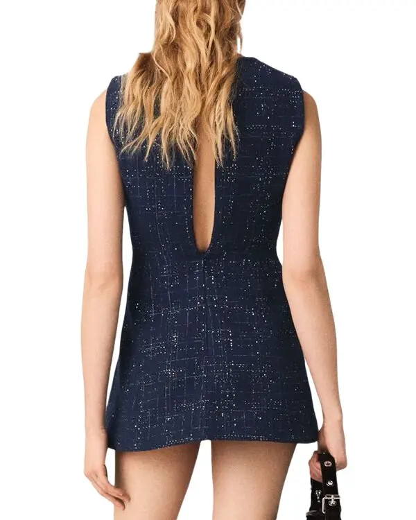Maje Playsuit Dress - Navy