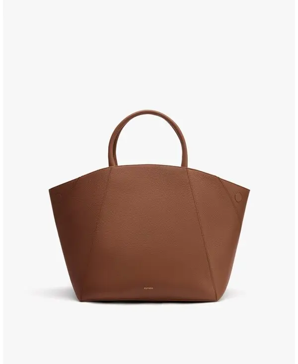 Cuyana Forma Satchel - Dark Chestnut