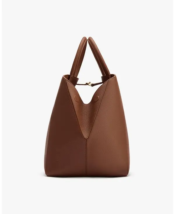 Cuyana Forma Satchel - Dark Chestnut
