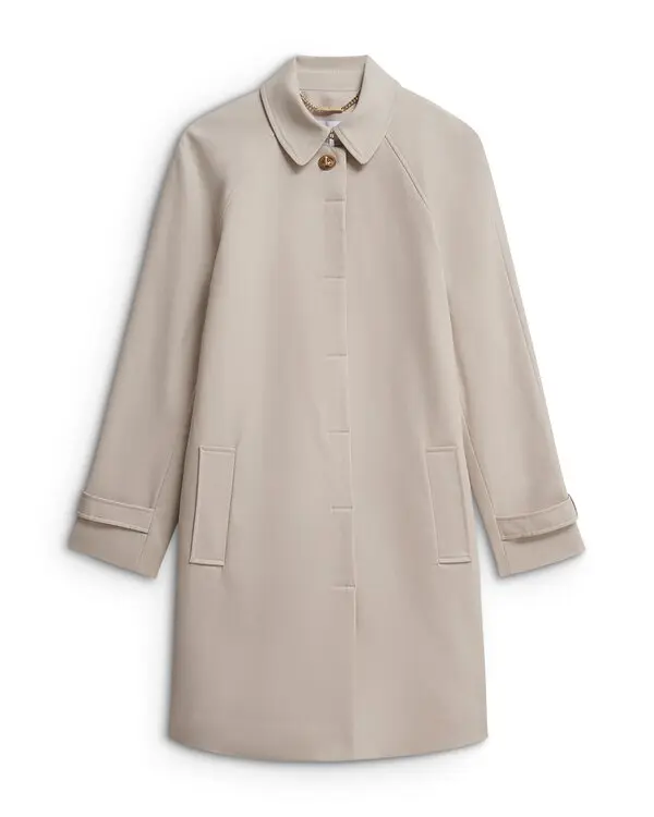 HOBBS LONDON Petites Vivienne Trench Coat - Buff Grey