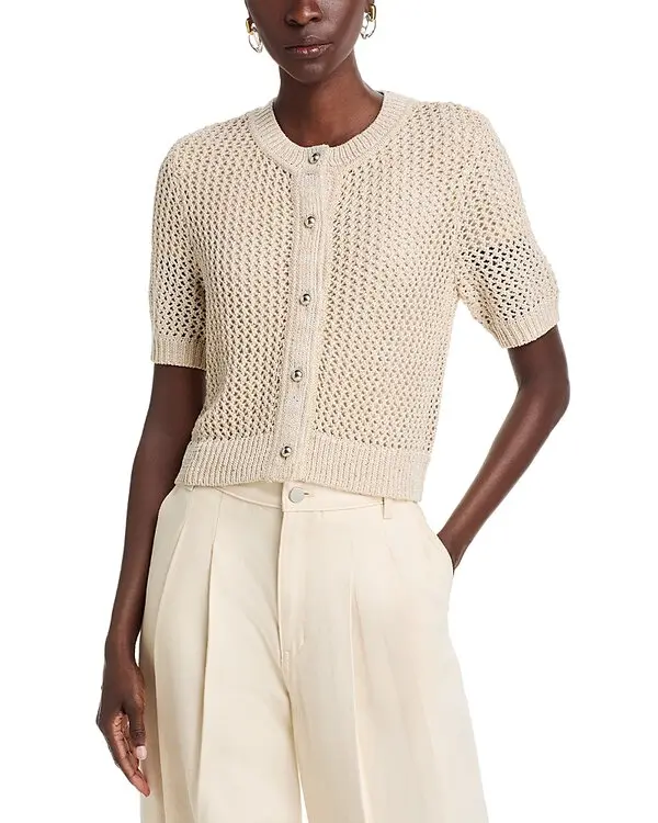TOCCIN Janice Short Sleeve Cardigan