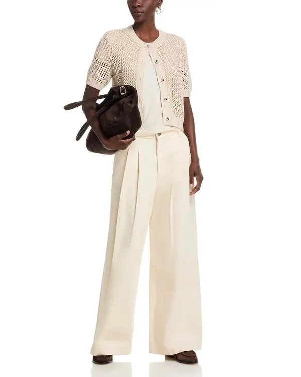 TOCCIN Janice Short Sleeve Cardigan