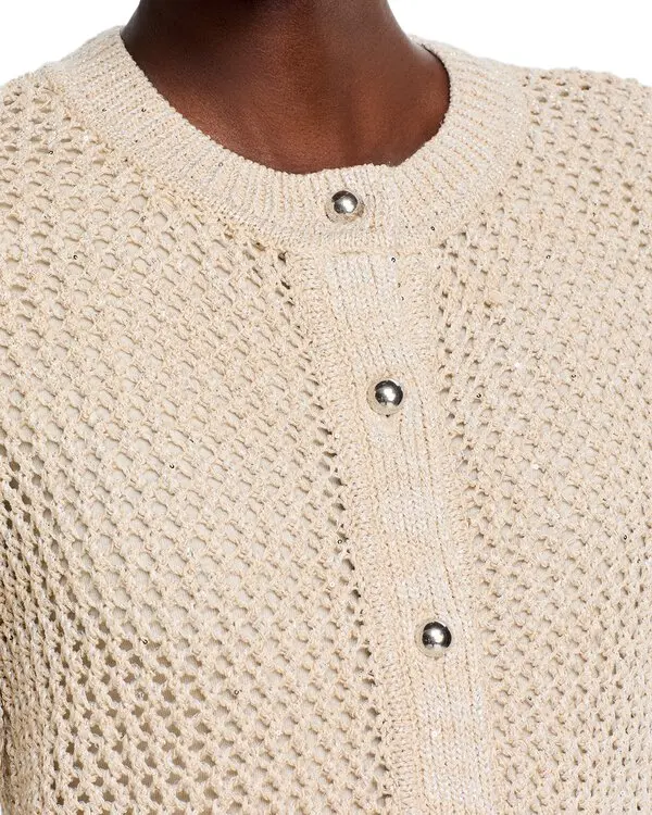 TOCCIN Janice Short Sleeve Cardigan