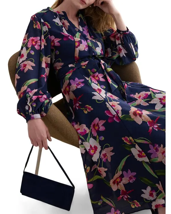 HOBBS LONDON Petites Pippa Midi Dress