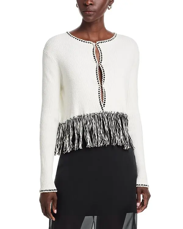 TOCCIN Monroe Fringed Cardigan