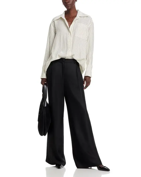 TOCCIN Solara Silk Wide Leg Pants