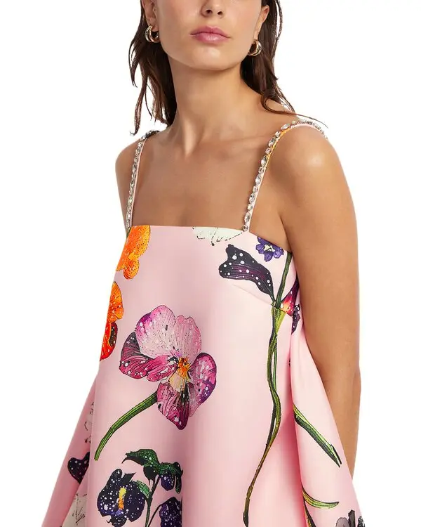 LEO LIN Patsy Embellished Puff Mini Dress - Wildbloom