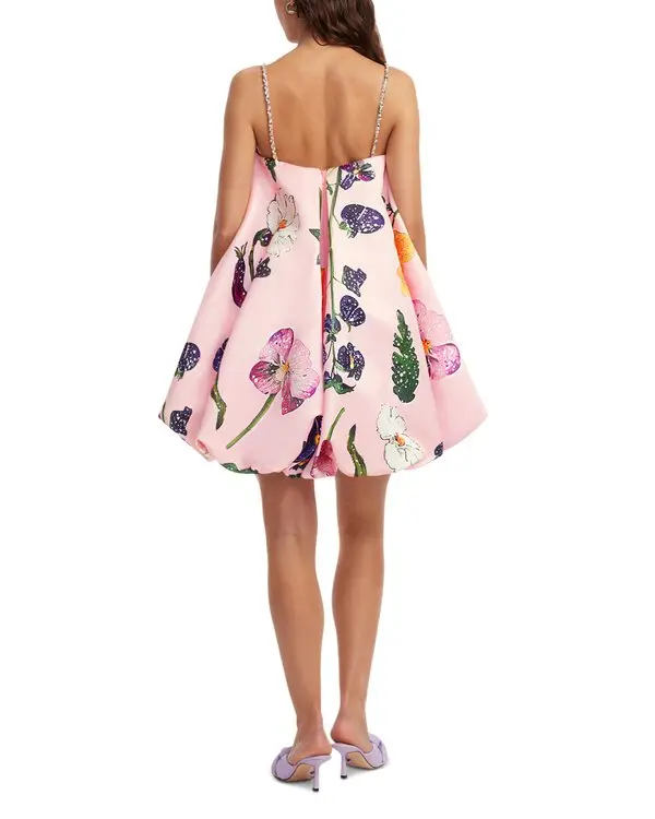 LEO LIN Patsy Embellished Puff Mini Dress - Wildbloom