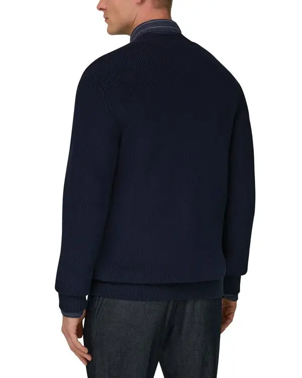 Boggi Milano Knitted Cotton Cardigan