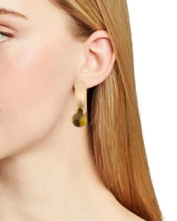 Aqua Hanging Beaded Earrings