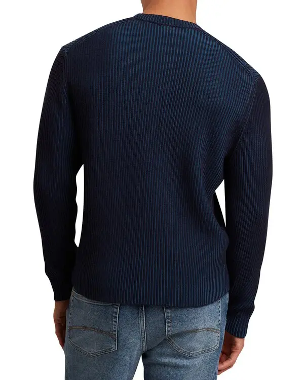 Ted Baker London Timmno Long Sleeve Plated Rib Sweater