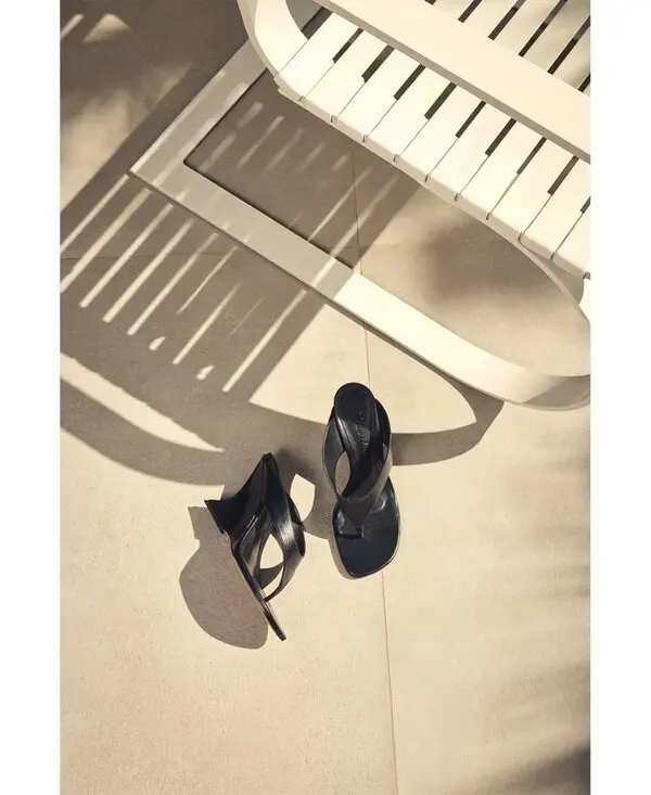 Schutz Maya Wedge Sandals - Black