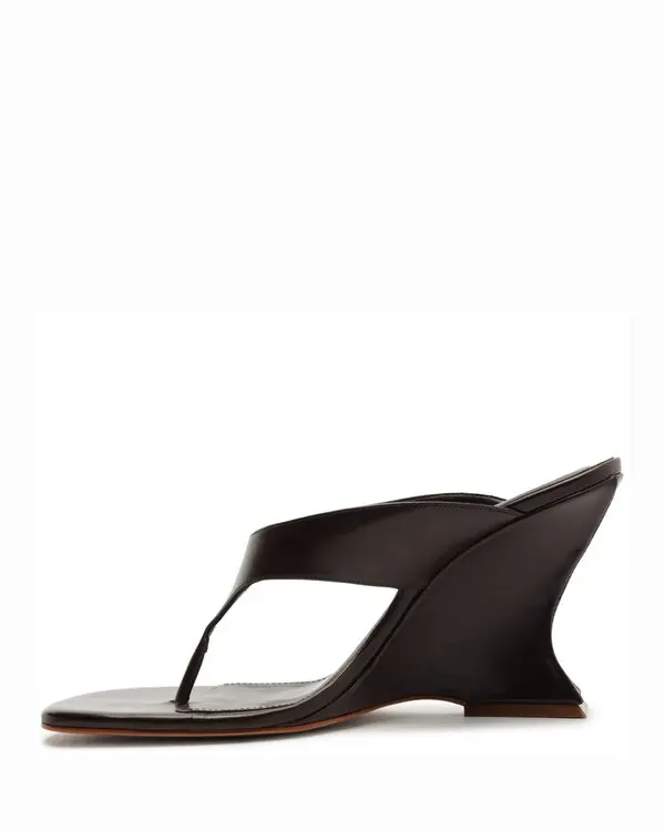 Schutz Maya Wedge Sandals - Root Brown