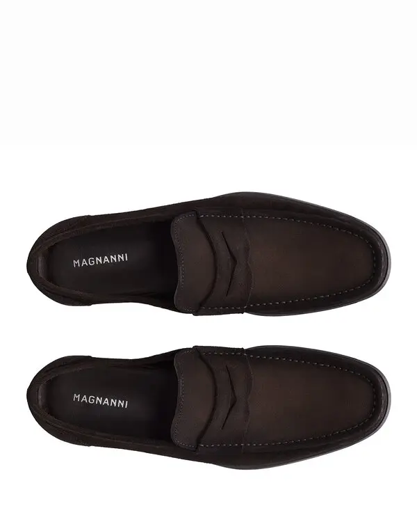 Magnanni Gentry Penny Loafers - Brown